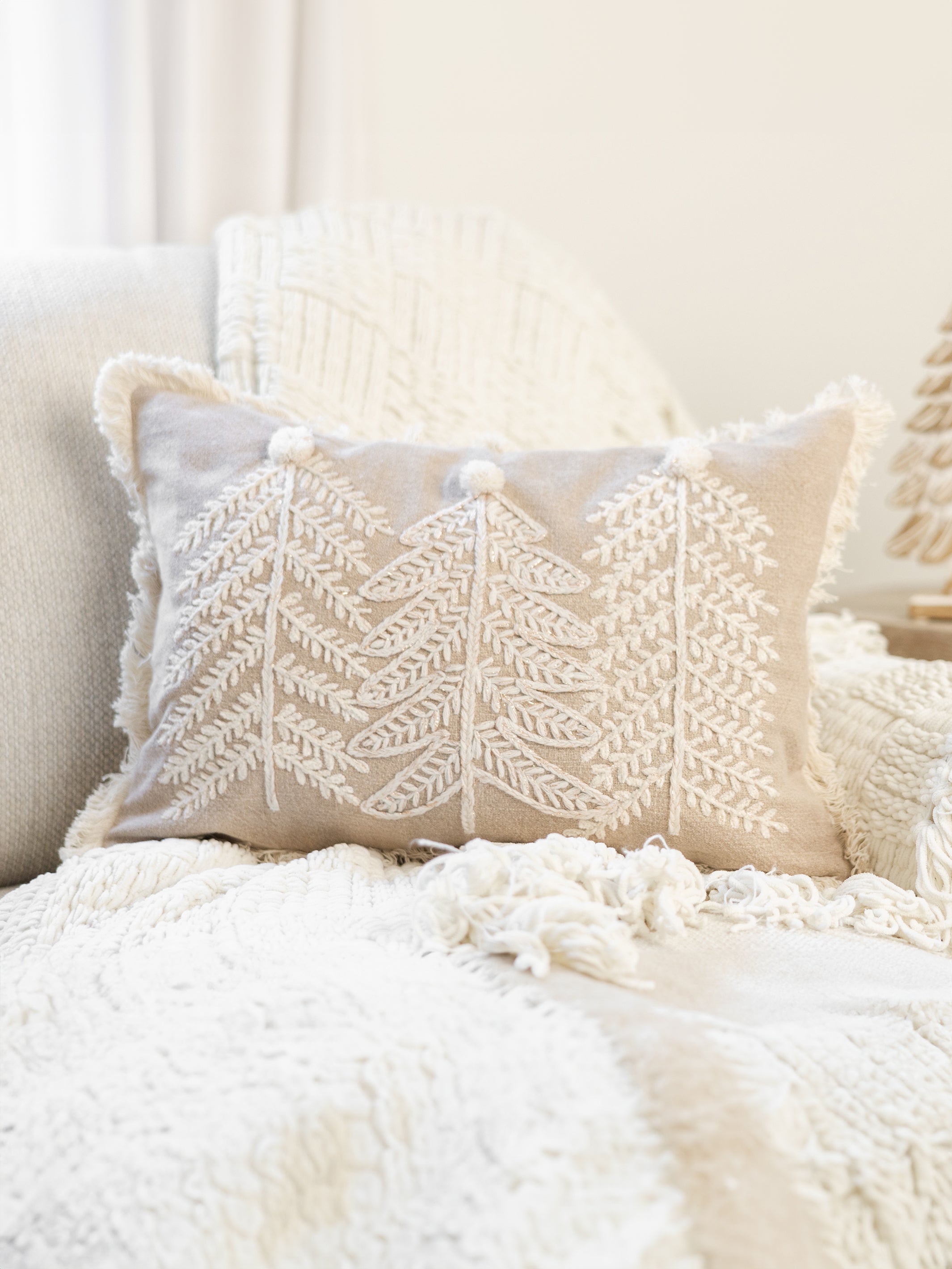 Lumbar Pillow | Trees – Mary Square