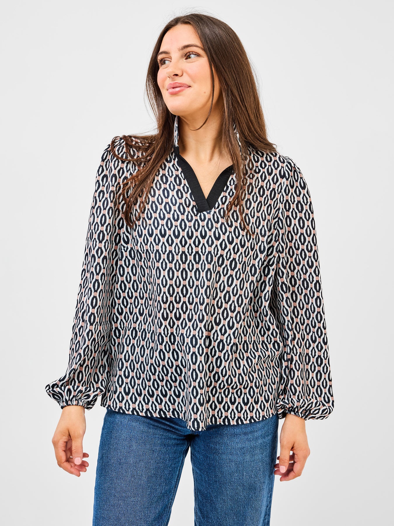 Kayla Top | High Notes Tan – Mary Square