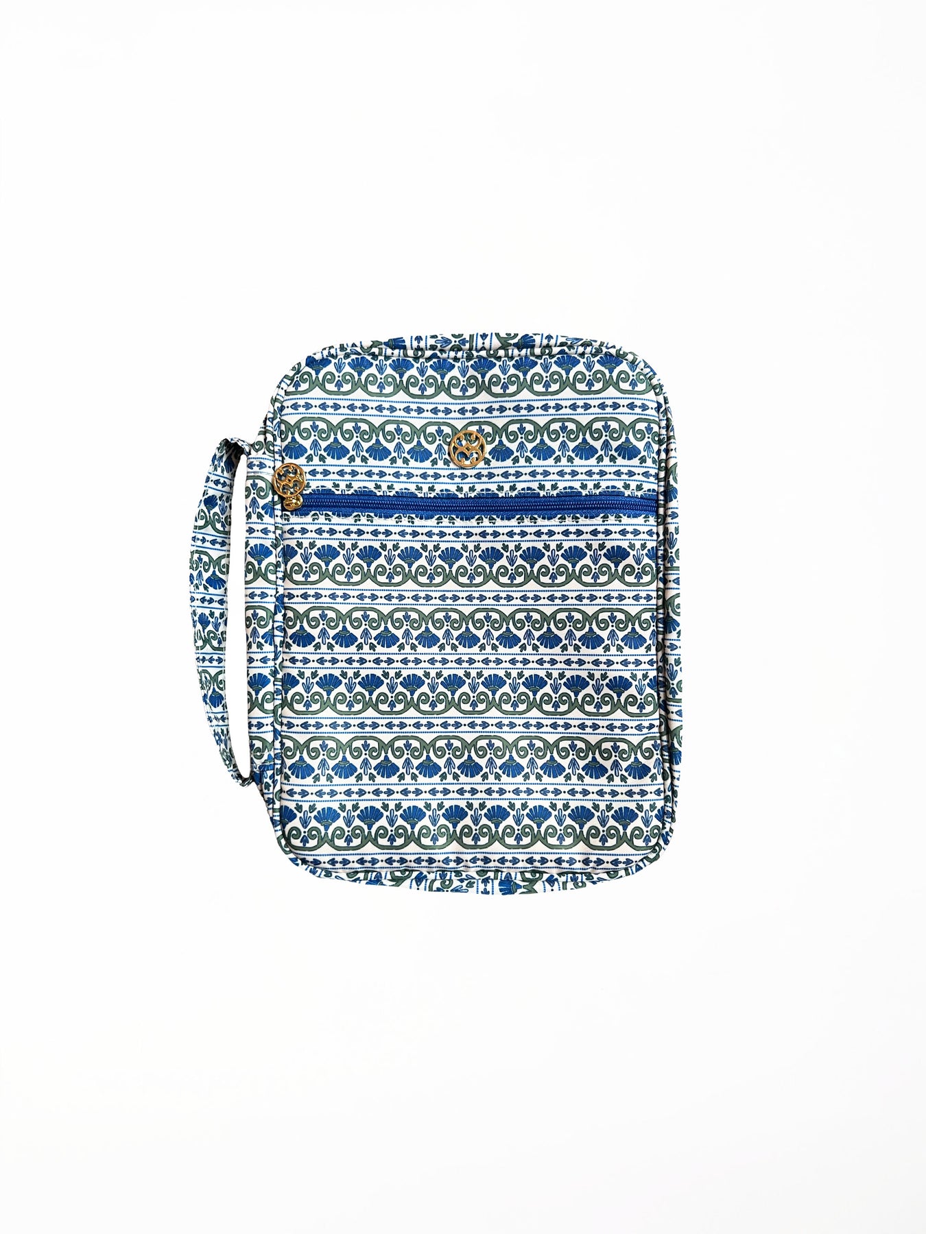 Bible Cover | Floral Foulard Navy – Mary Square
