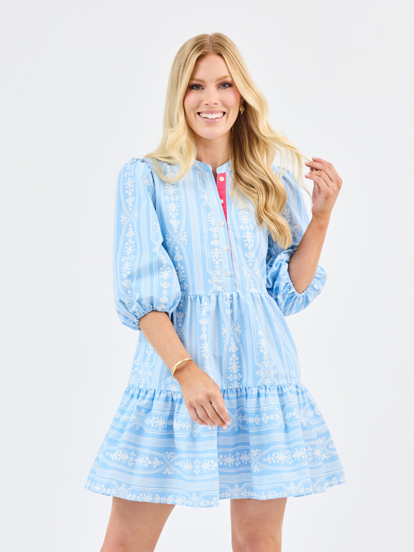 Riley Mini Dress | Tulip Tapestry – Mary Square