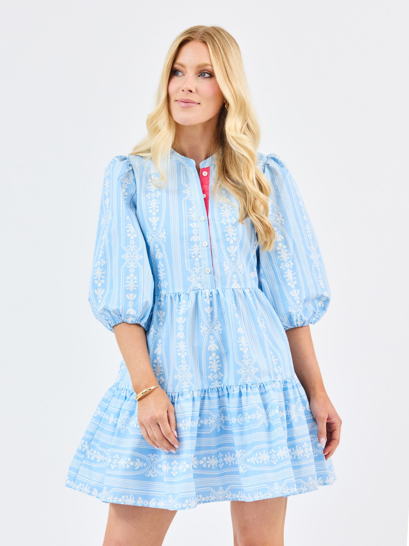 Riley Mini Dress | Tulip Tapestry – Mary Square