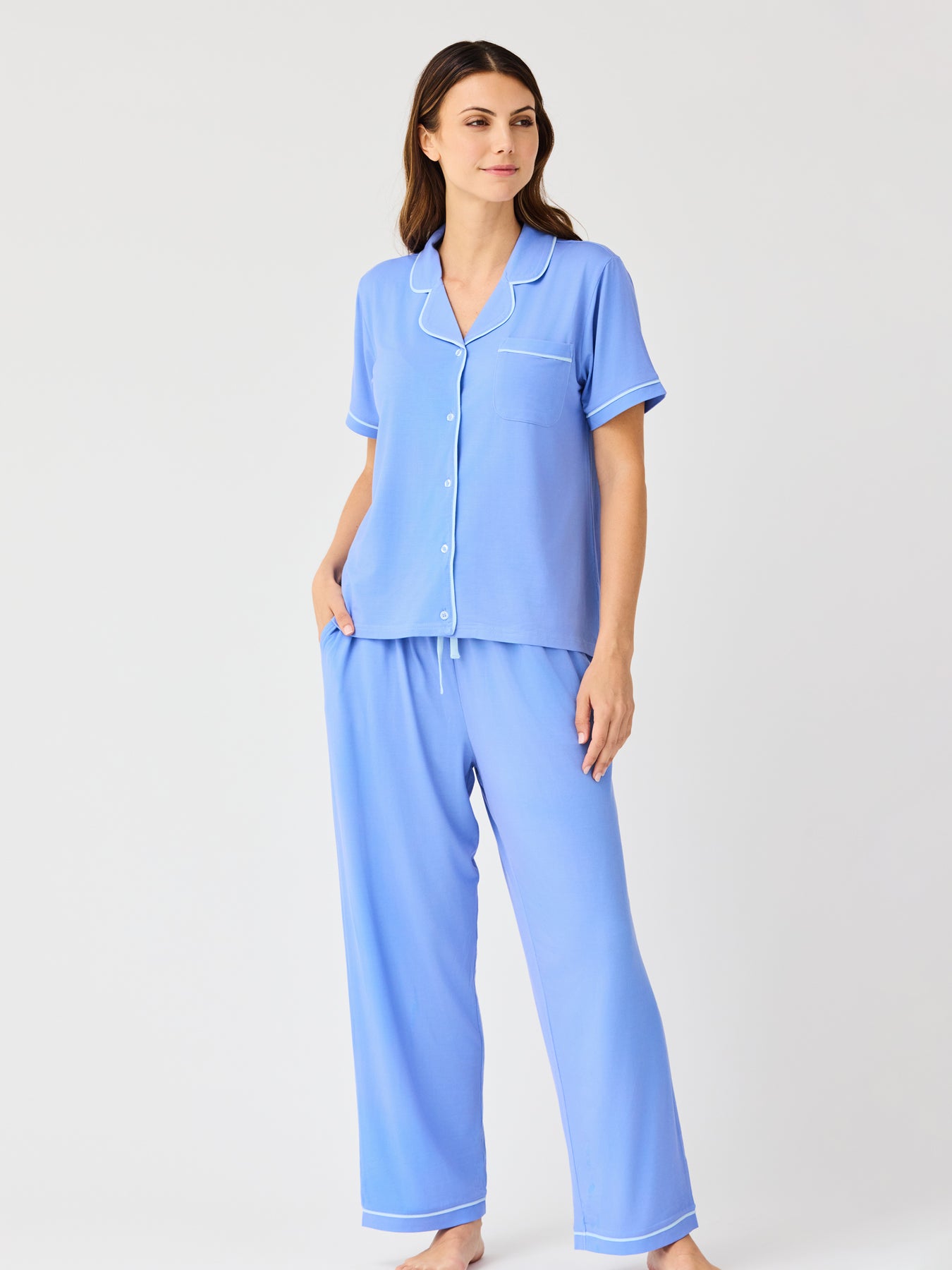 Women's Charlotte Pants Set | Blue – Mary Square